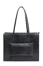 BEIS Mini Work Tote in Black | REVOLVE