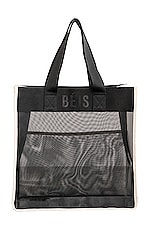 BEIS Shopper Tote in Black | REVOLVE