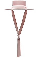 Bijou Van Ness The Heiress Hat in Blush | REVOLVE