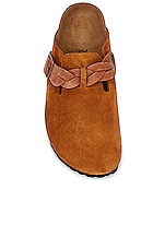 BIRKENSTOCK Boston Braid Clog in Mink | REVOLVE