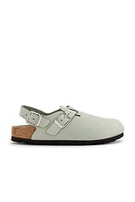 BIRKENSTOCK Tokio Hex Nubuck in Pure Sage | REVOLVE
