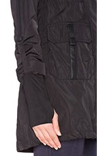 BLANC NOIR Hooded Anorak Jacket in Black | REVOLVE