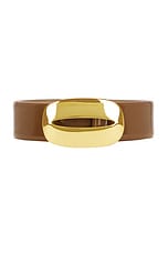 B-Low the Belt Elliot Mod Belt in Cappuccino & Gold | REVOLVE