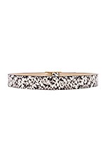 B-Low the Belt Milla Python Belt in White & Gold | REVOLVE