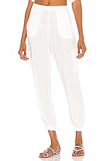 Bobi Beach Crepe Top in Ivory | REVOLVE