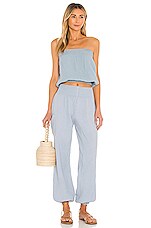 Bobi Beach Gauze Pant in Water | REVOLVE