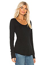 Bobi Vintage Long Sleeve Tee in Black | REVOLVE