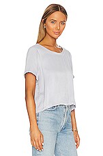 Bobi Cropped Tee in Blue | REVOLVE