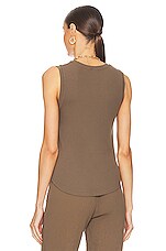 Bobi Exposed Band High Neck Tank in Olive Tree | REVOLVE