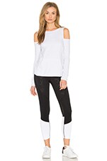 Body Language Razor Pullover in White Stripe | REVOLVE