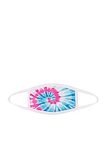 BEACH RIOT Face Mask in Blue & Pink Tie Dye | REVOLVE