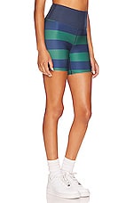 BEACH RIOT Bike Short in Verdant Rugby Stripe | REVOLVE