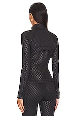 BEACH RIOT Reina Running Jacket in Black Embossed Check | REVOLVE