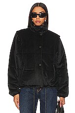 BEACH RIOT Kris Puffer Jacket in Black | REVOLVE