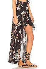 BEACH RIOT Rachel Skirt in Black Floral | REVOLVE