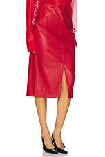 Brochu Walker Esme Skirt in Crimson | REVOLVE