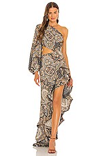 Bronx and Banco x REVOLVE Paisley Gown in Multicolor | REVOLVE