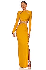 Bronx and Banco Amara Maxi Dress in Mustard | REVOLVE