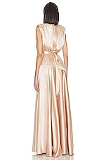 Bronx and Banco X Revolve Romi Gown in Champagne | REVOLVE