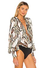 Bronx and Banco Patchwork Bodysuit in Multicolor | REVOLVE