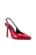 BLACK SUEDE STUDIO Vie 100 Slingback in Cherry Box Leather | REVOLVE