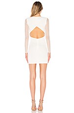superdown Lauri White Deep V Lace Bodycon in White Lace | REVOLVE