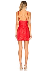 superdown Becca Faux Leather Dress in Red | REVOLVE