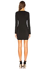 superdown Emmy Deep V Mini Dress in Black | REVOLVE