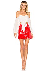 superdown Maya Off Shoulder Crop Top in Ivory | REVOLVE