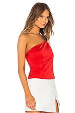superdown Rubi One Shoulder Cami Top in Cherry Red | REVOLVE