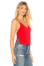 by the way. Leilai Split Side Tank Top in Red | REVOLVE