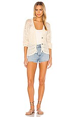 SWTR Crochet Cardigan in Natural | REVOLVE