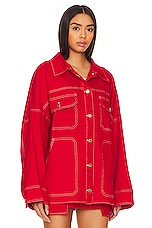 BY.DYLN x REVOLVE Cooper Jacket in Red | REVOLVE
