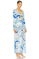 CIN CIN X Revolve Hotline Flower Maxi Dress in Cirque Blue | REVOLVE