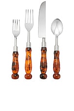 Chefanie Tortoise Bistro Flatware Set | REVOLVE