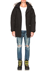 Canada Goose Emory Parka with Coyote Fur in Black | REVOLVE