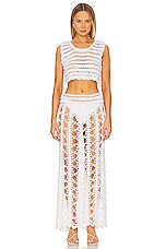 CeliaB x REVOLVE Aden Maxi Skirt in White | REVOLVE
