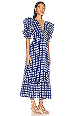 Cleobella Morina Ankle Dress in Painterly Gingham | REVOLVE