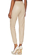 Commando Faux Leather Jogger in Sand | REVOLVE