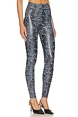 Commando Faux Leather Legging in Steel Python | REVOLVE