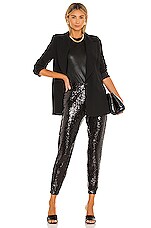 Commando Sequin Jogger in Black | REVOLVE