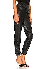 Commando Faux Leather Jogger in Black | REVOLVE
