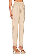 Commando Faux Leather Jogger in Sand | REVOLVE