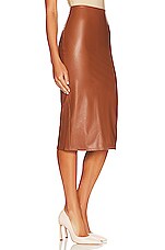 Commando Faux Leather Midi Skirt in Cocoa | REVOLVE