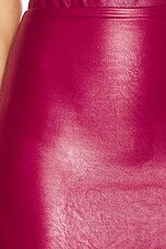 Commando Faux Leather Micro Mini Skirt in Raspberry | REVOLVE