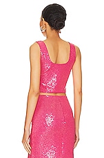 Commando Sequin Crop Top in Commando Pink | REVOLVE