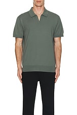 Club Monaco Tech Johnny Collar Polo in Castor Grey | REVOLVE