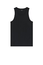 Club Monaco Ribbed Tank in Black | REVOLVE