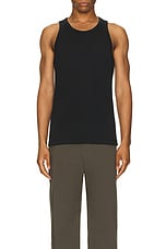 Club Monaco Ribbed Tank in Black | REVOLVE