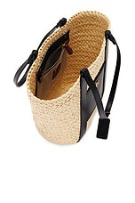 Coach Small Straw Pocket Tote in Natural | REVOLVE